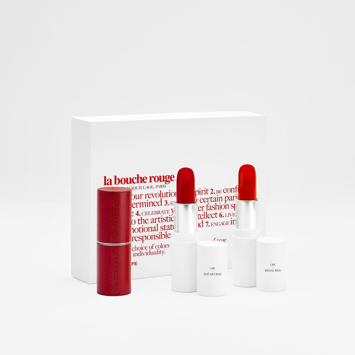 The universal reds – Red lipstick set – La Bouche Rouge Paris